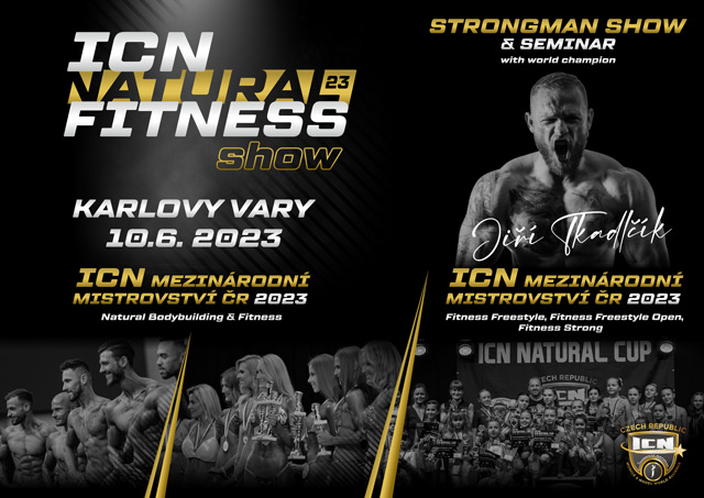 ICN Natural Fitness Show 2023 - prodej vstupenek zahájen